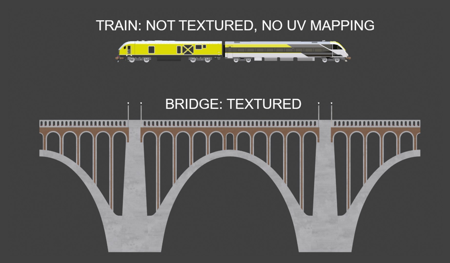 3D Model American Cars And Train On Bridges III - TurboSquid 2392134