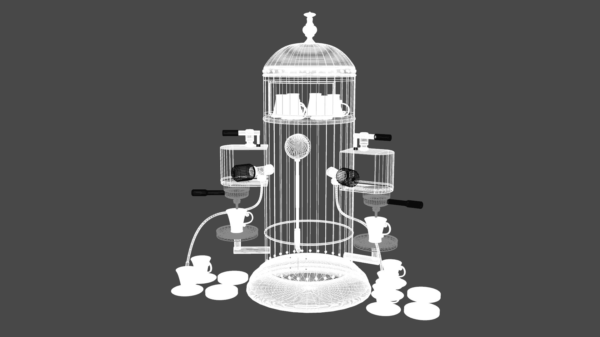 Espresso Machine 1930 Antique Low-poly 3D Model 3D Model - TurboSquid ...