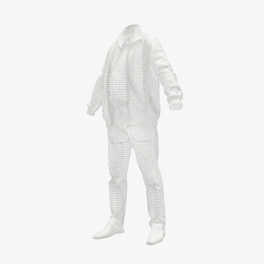 Male Clothing Outfit Model - TurboSquid 1329839