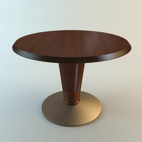 wooden table obj