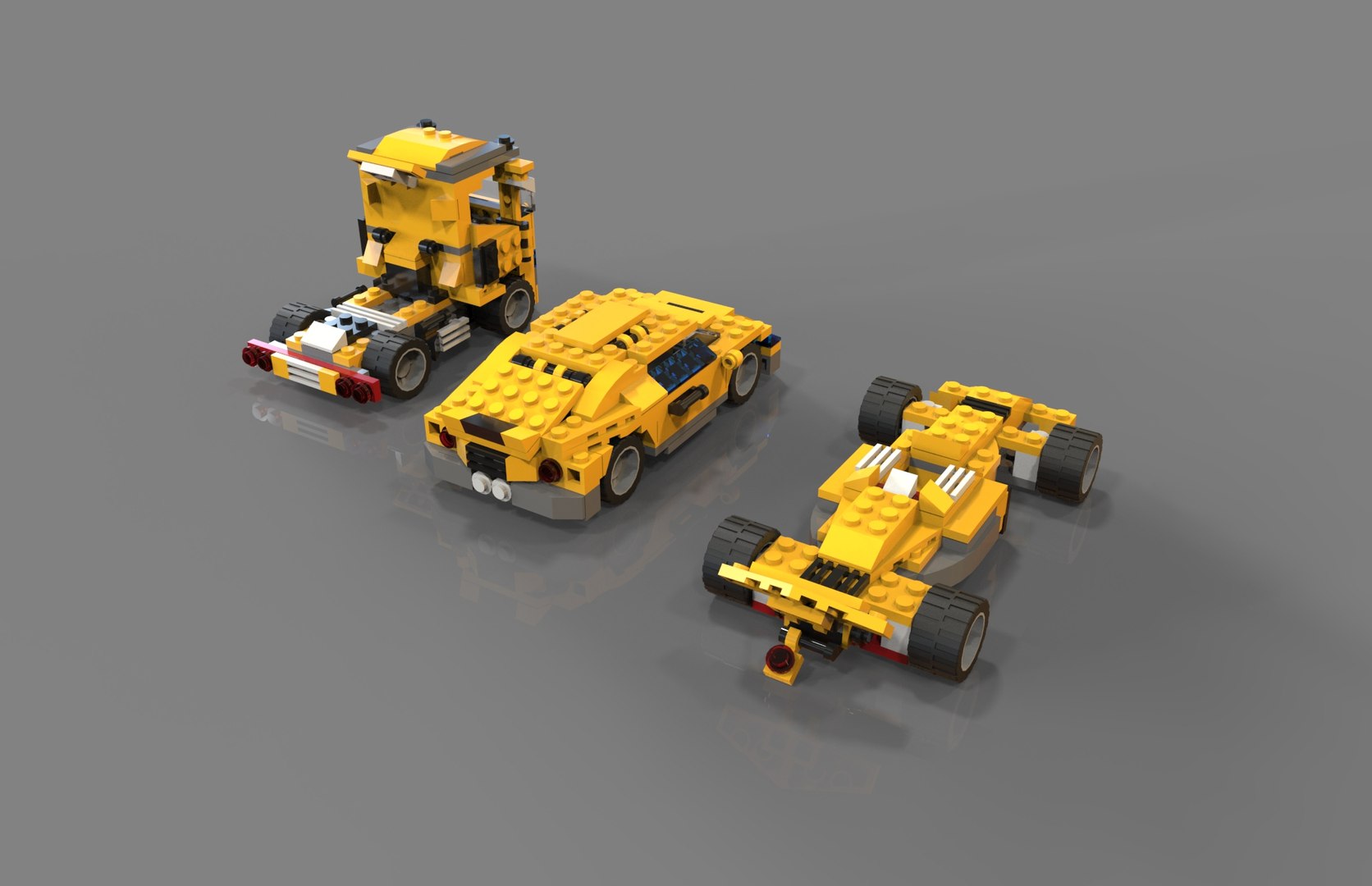 3D Lego Car Pack Model - TurboSquid 1240103