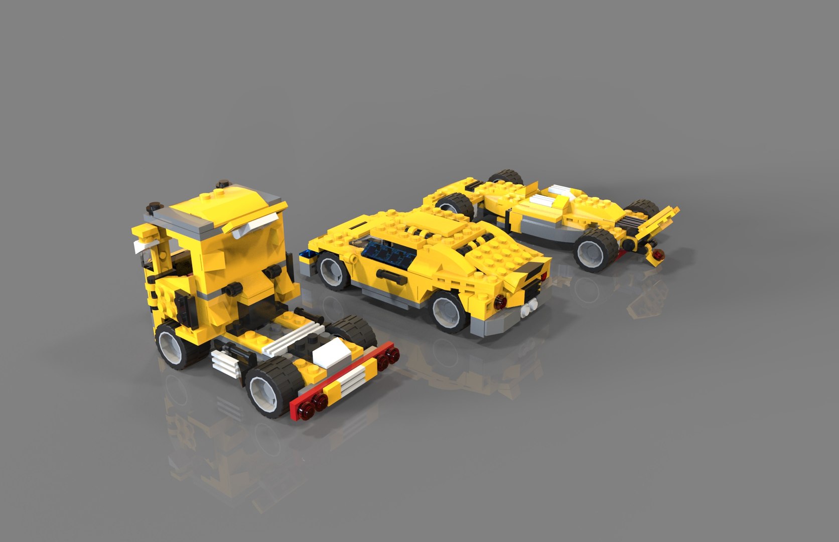 3D Lego Car Pack Model - TurboSquid 1240103