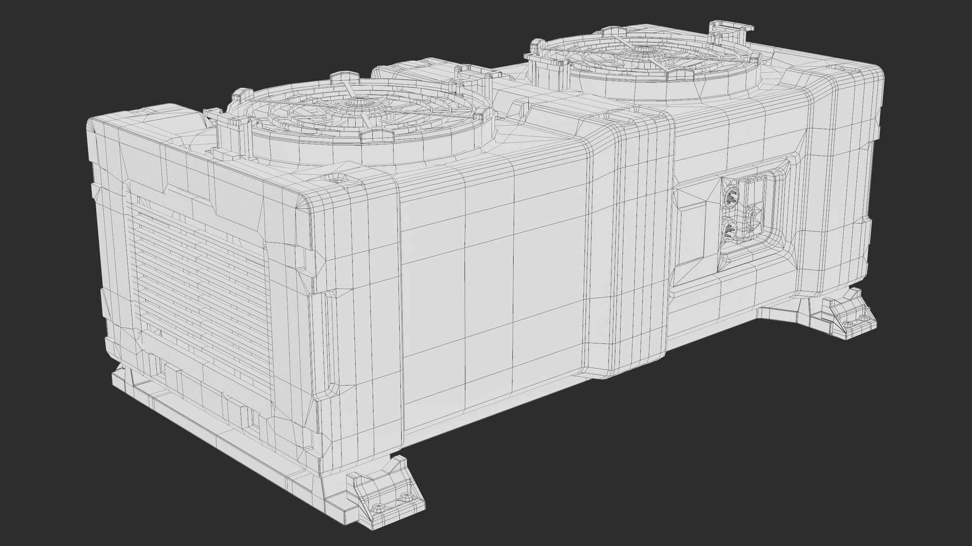 Sci-Fi Rooftop AC Unit 3D model - TurboSquid 2083793