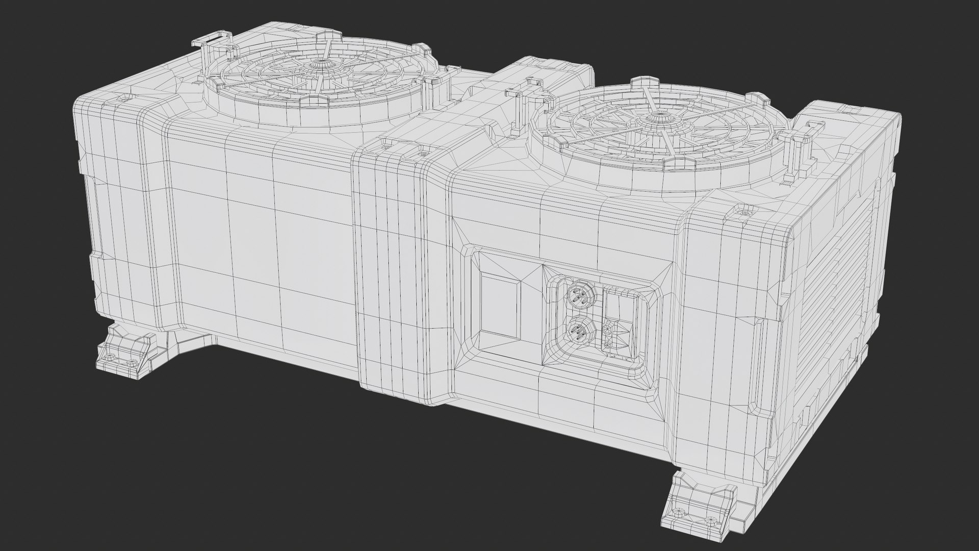 Sci-Fi Rooftop AC Unit 3D model - TurboSquid 2083793