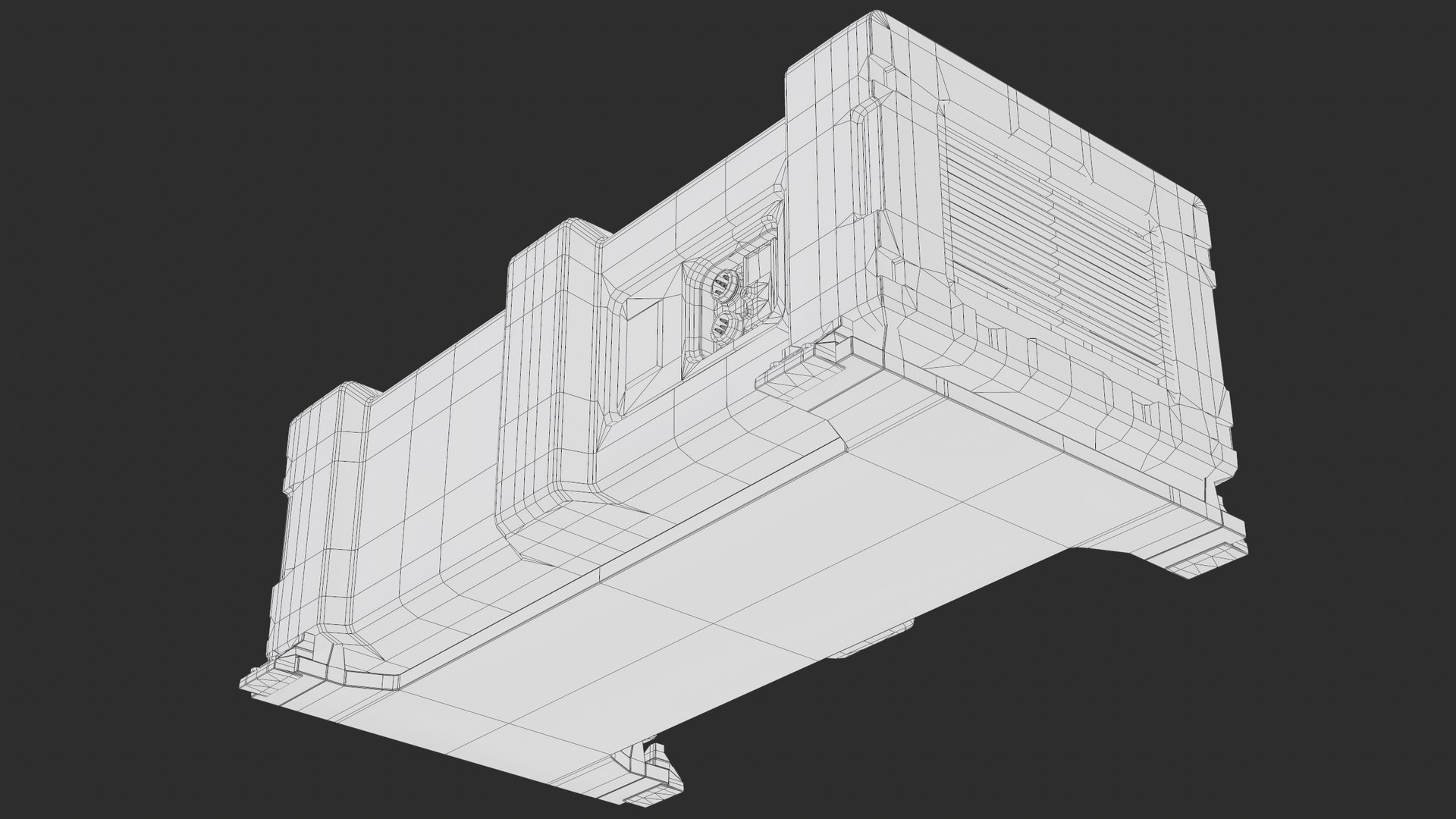 Sci-Fi Rooftop AC Unit 3D model - TurboSquid 2083793