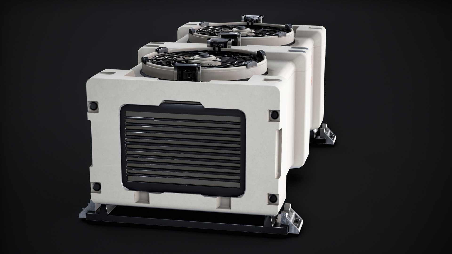 Sci-Fi Rooftop AC Unit 3D model - TurboSquid 2083793