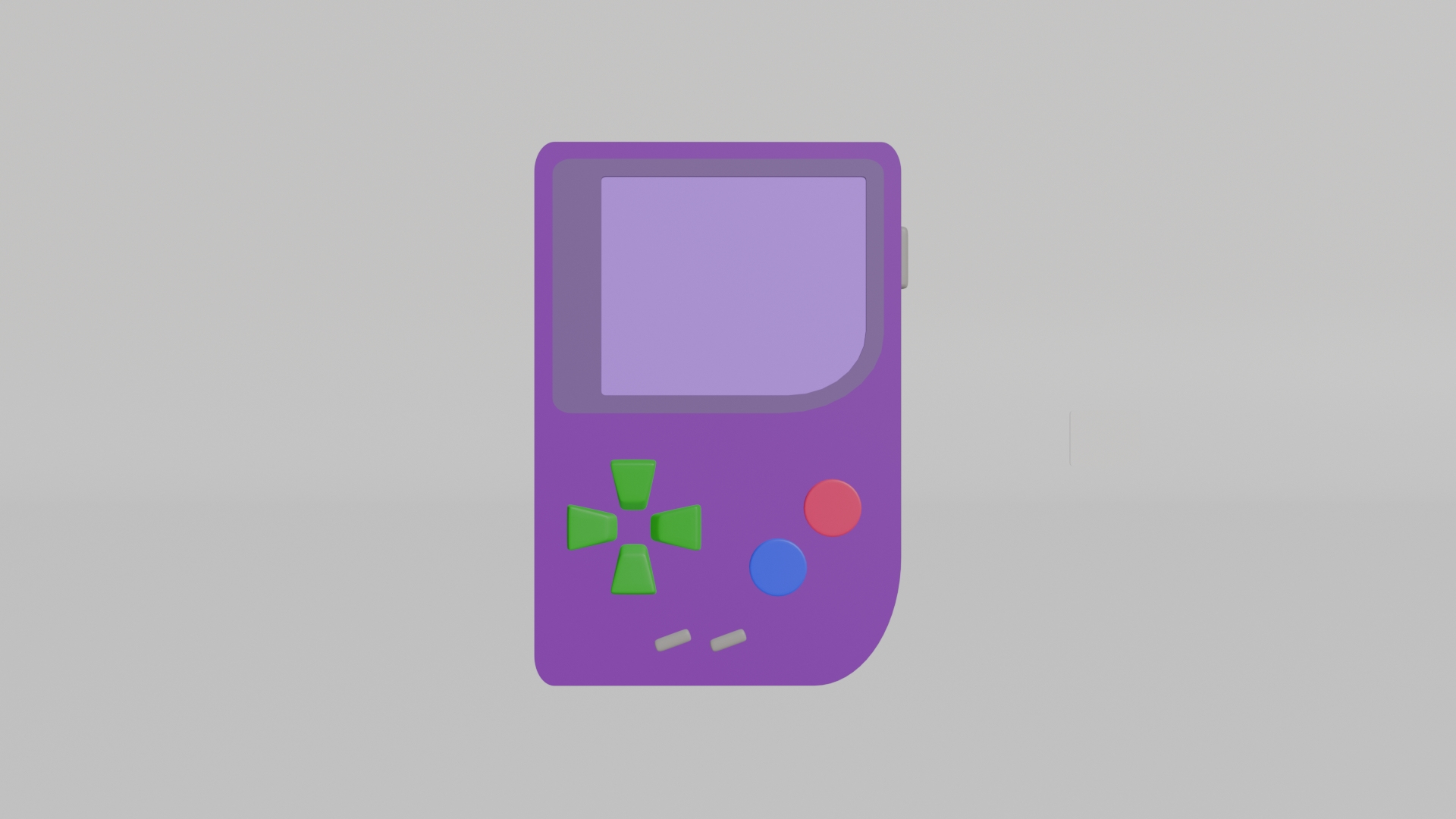3D 3D Low Poly Purple Game Console Arcade Model Model - TurboSquid 2242464