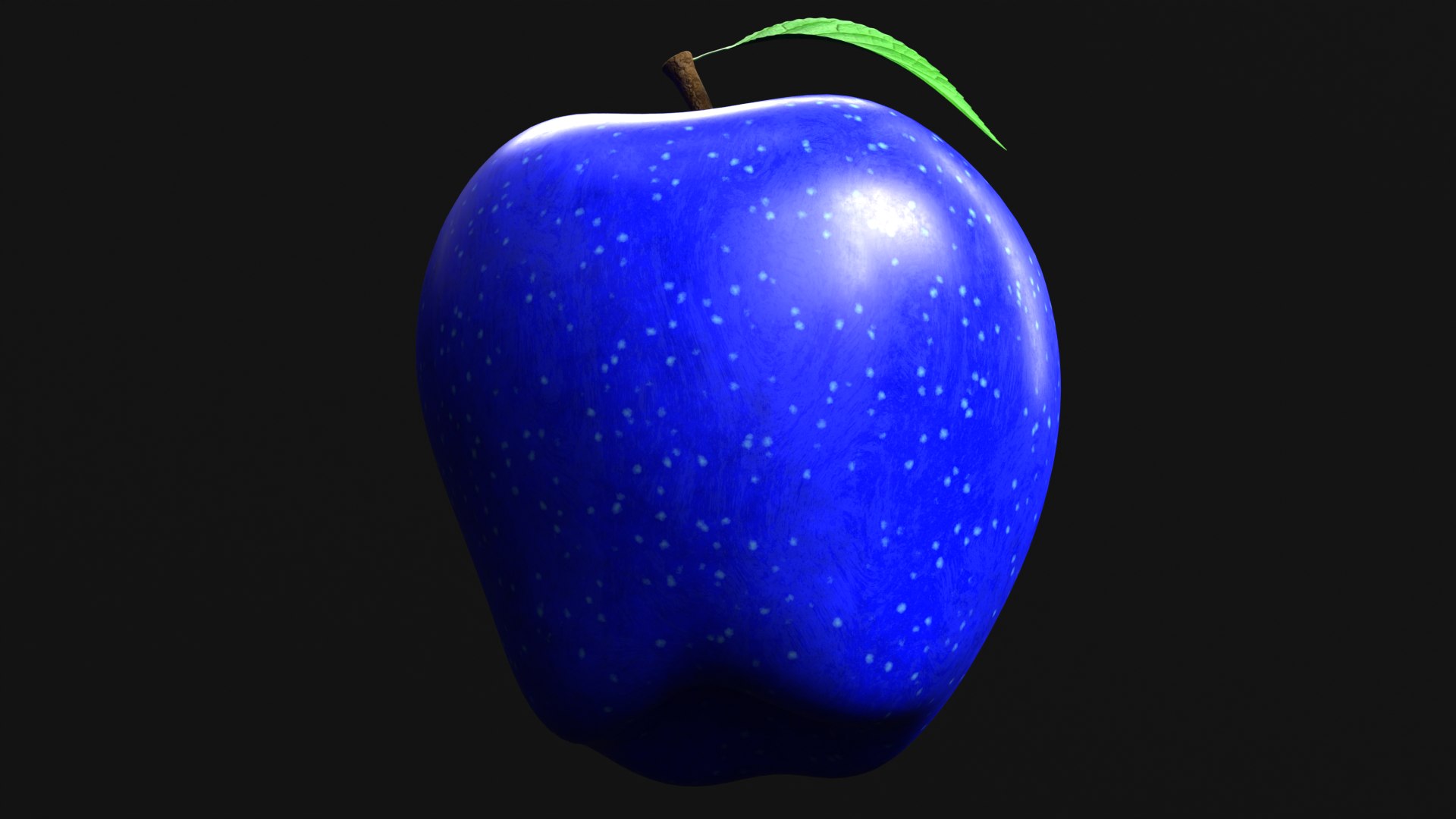 Blue Apple 3D Model - TurboSquid 2097494