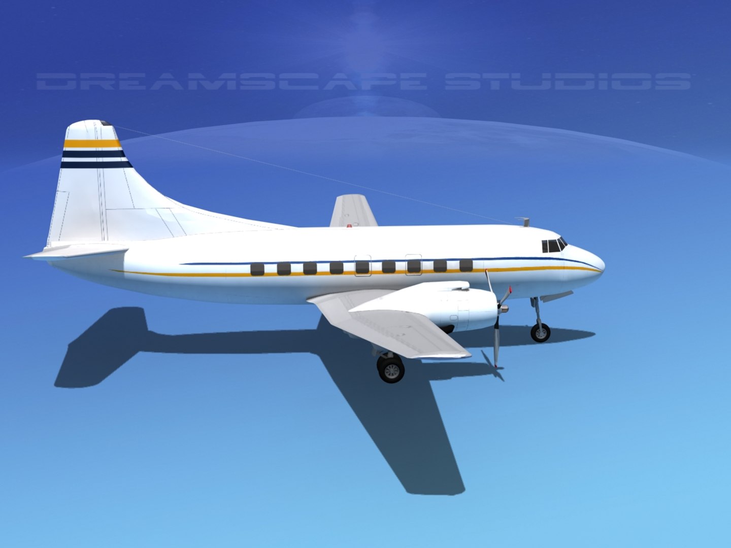 3d Model Of Propellers Martin 404