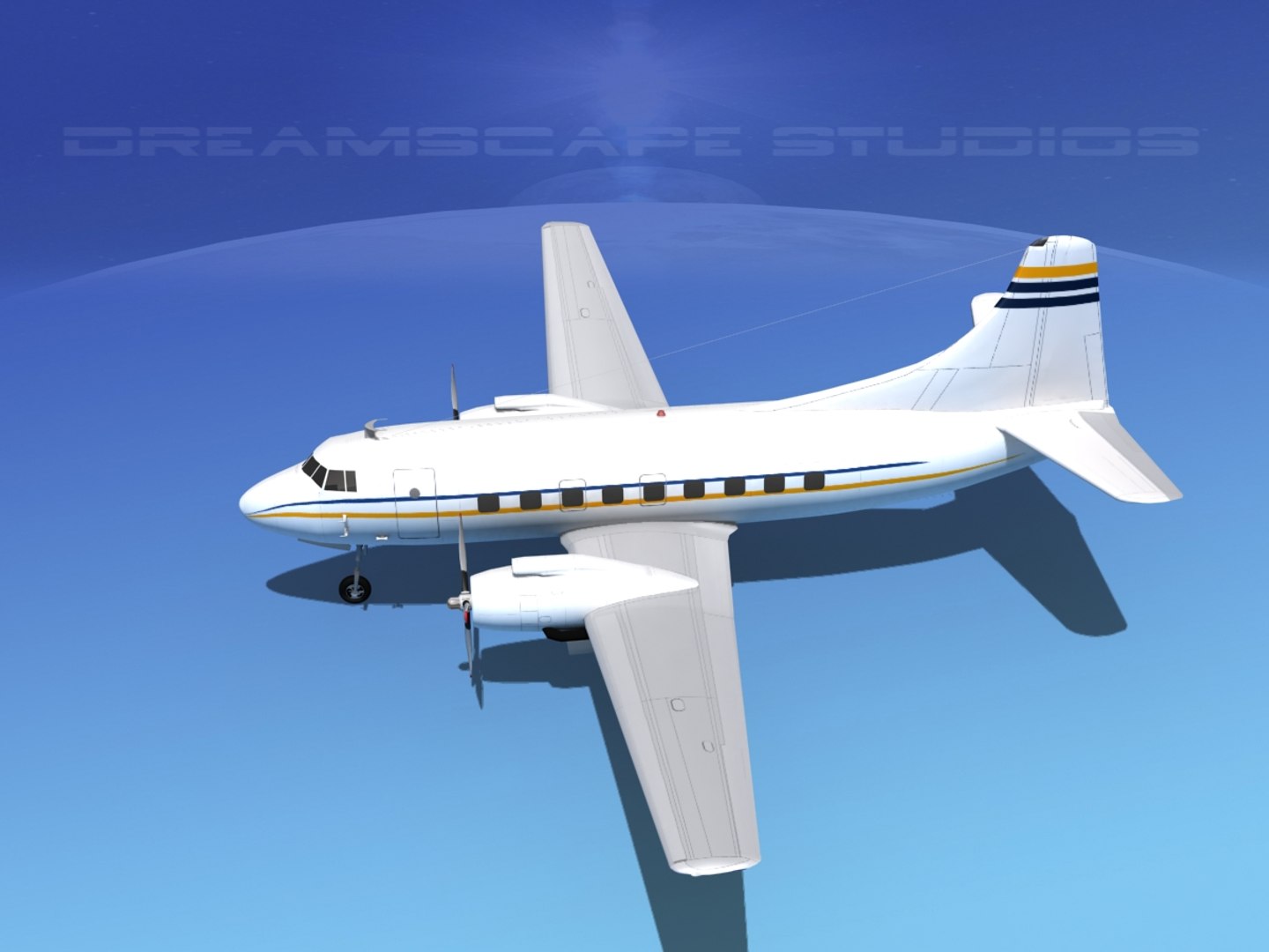 3d Model Of Propellers Martin 404