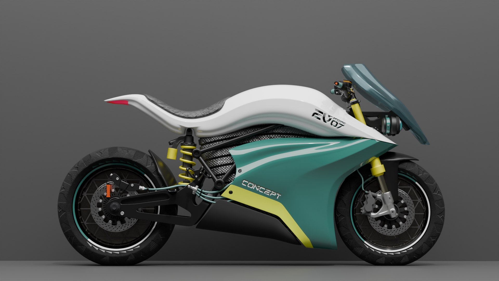 3D Model Electric Bike Green Edition - TurboSquid 2317155