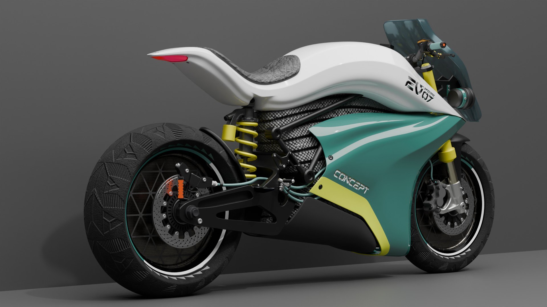 3D Model Electric Bike Green Edition - TurboSquid 2317155