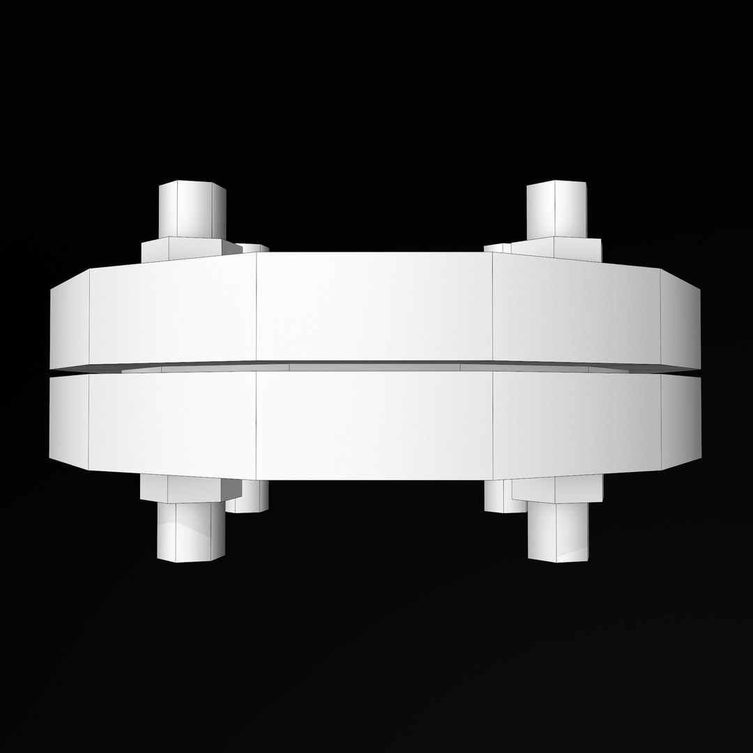 Flange 3D Model - TurboSquid 2256352