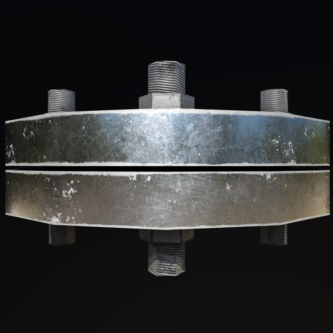 Flange 3D Model - TurboSquid 2256352