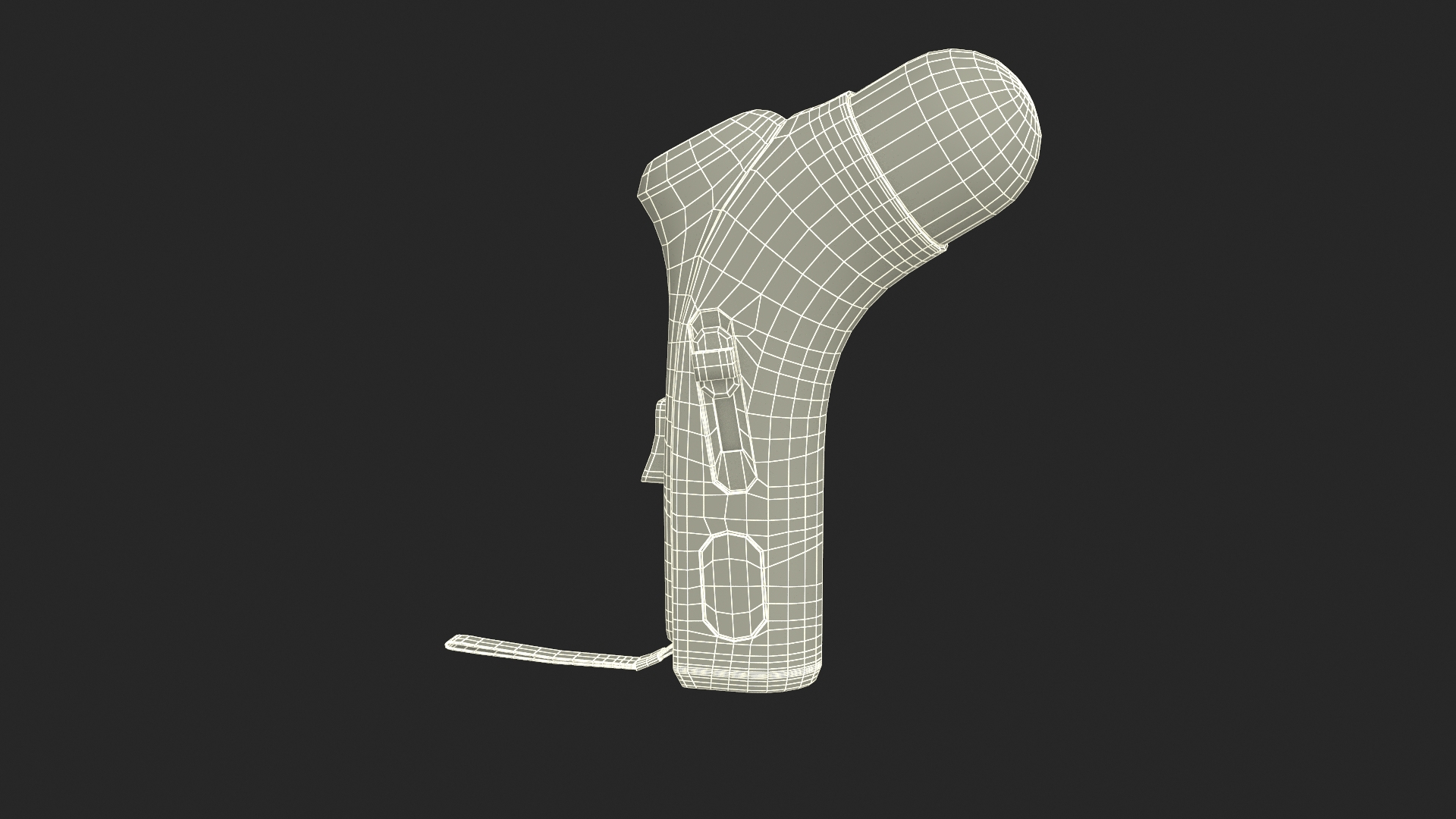 3D Dog Food Gun Blue - TurboSquid 2197334