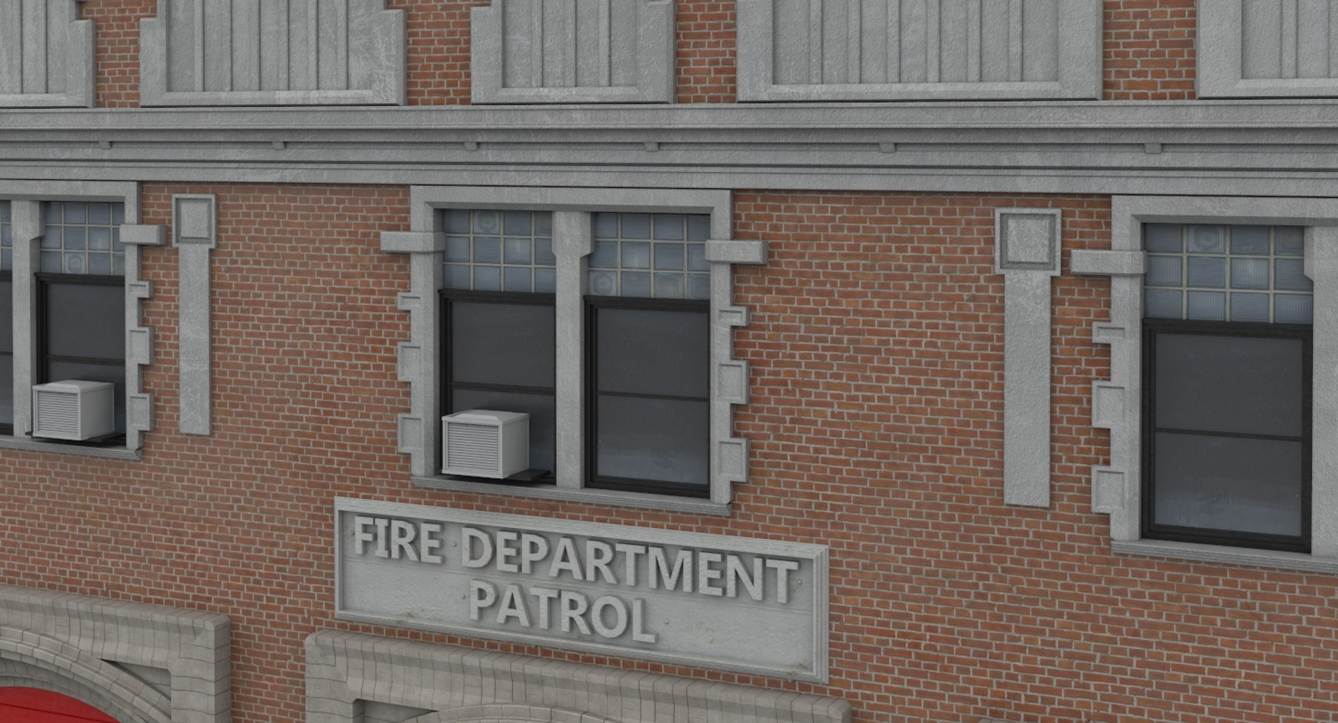 Firehouse Structure Architecture 3D Model - TurboSquid 1278866