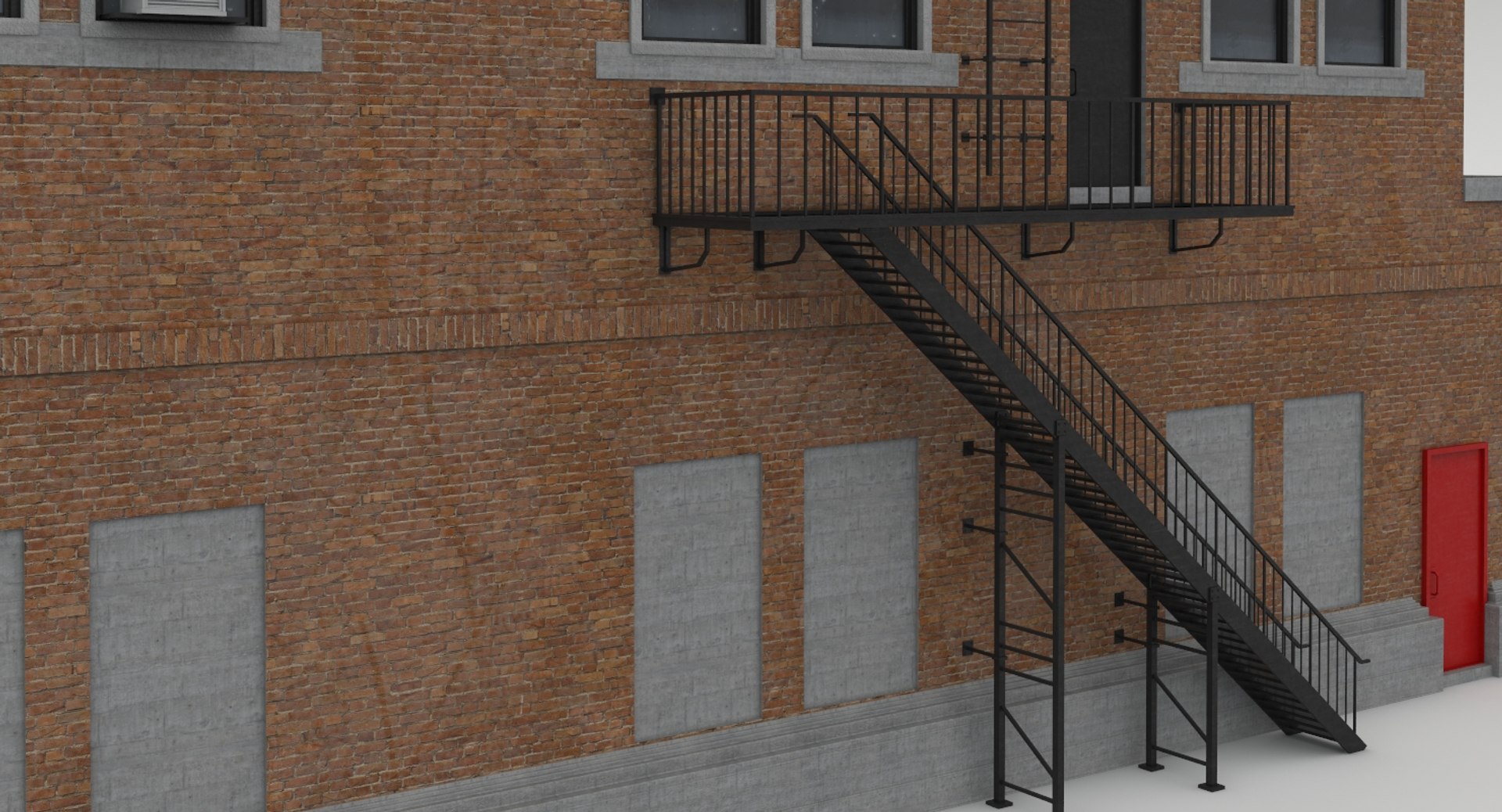 Firehouse Structure Architecture 3D Model - TurboSquid 1278866