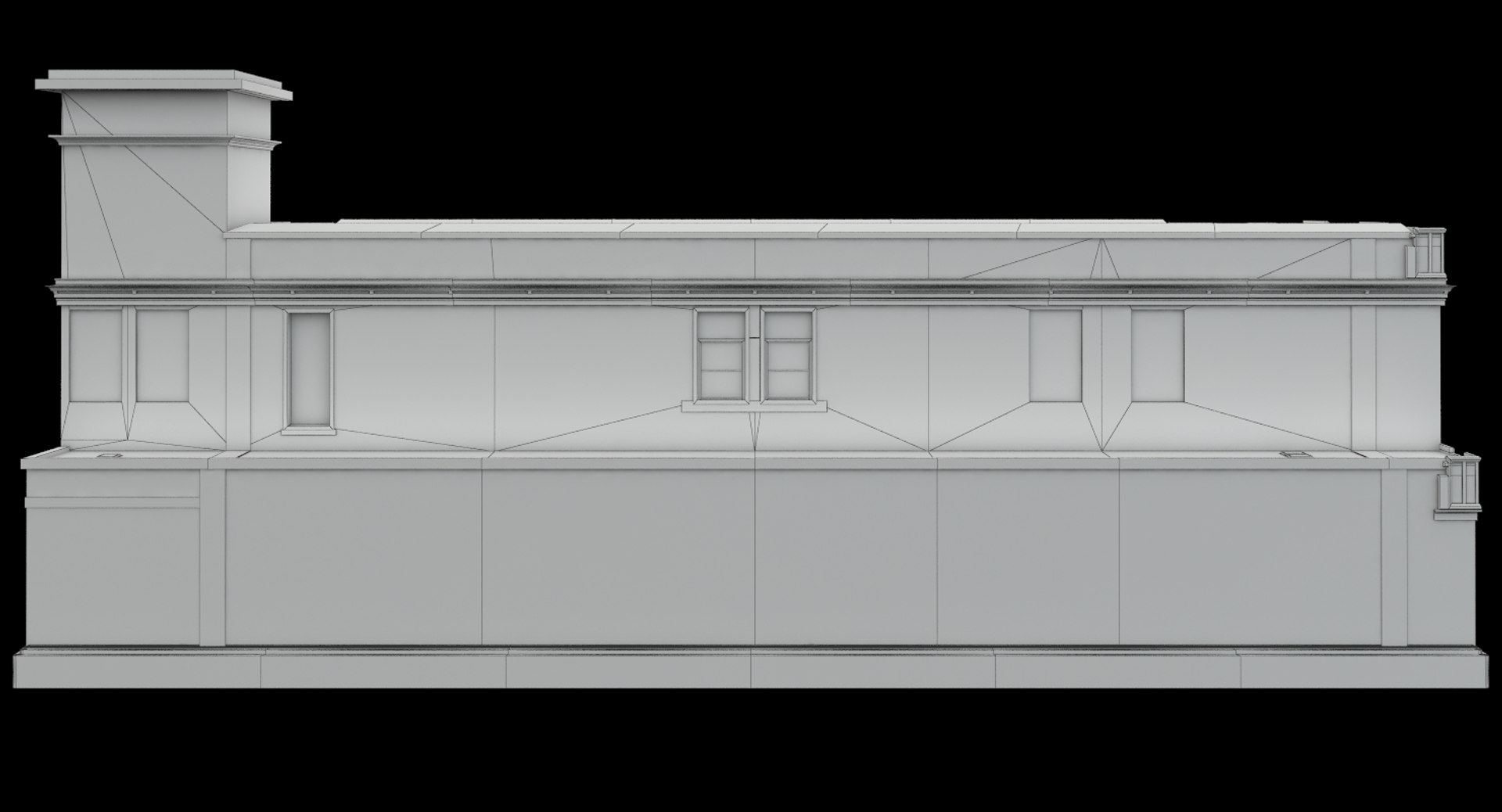 Firehouse structure architecture 3D model - TurboSquid 1278866