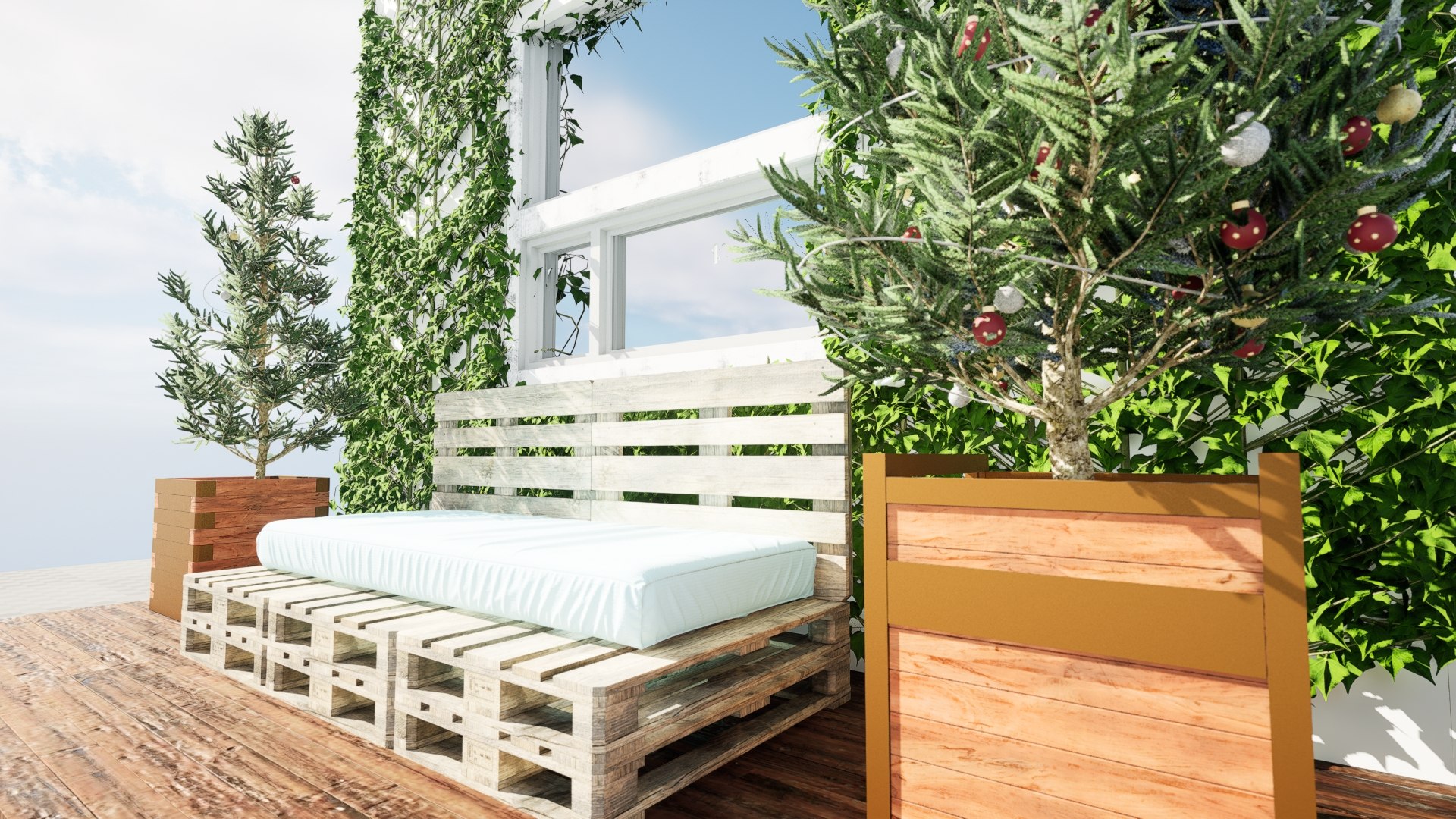 3D Outdoor 3D Environment Garden Scene Pack - TurboSquid 2264935