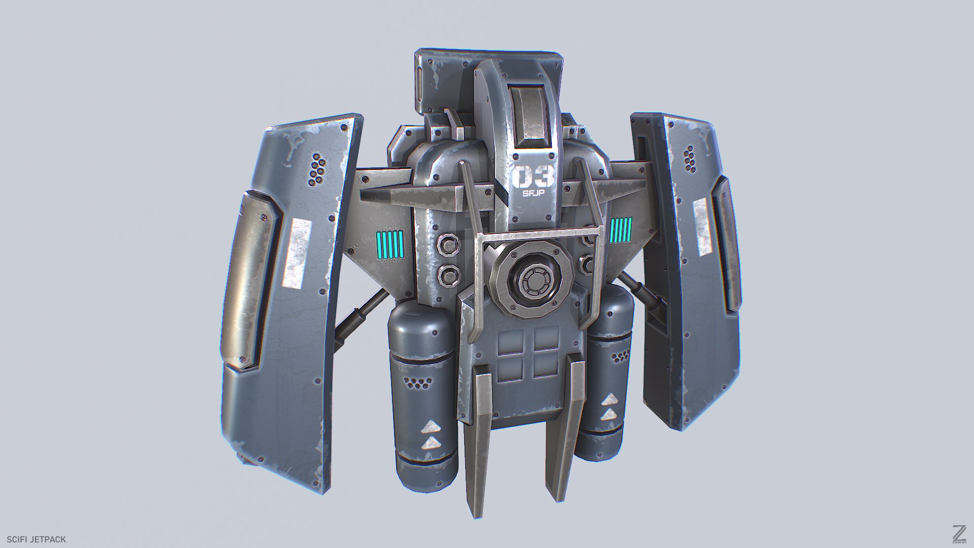 Scifi Jetpack Model - TurboSquid 2236365
