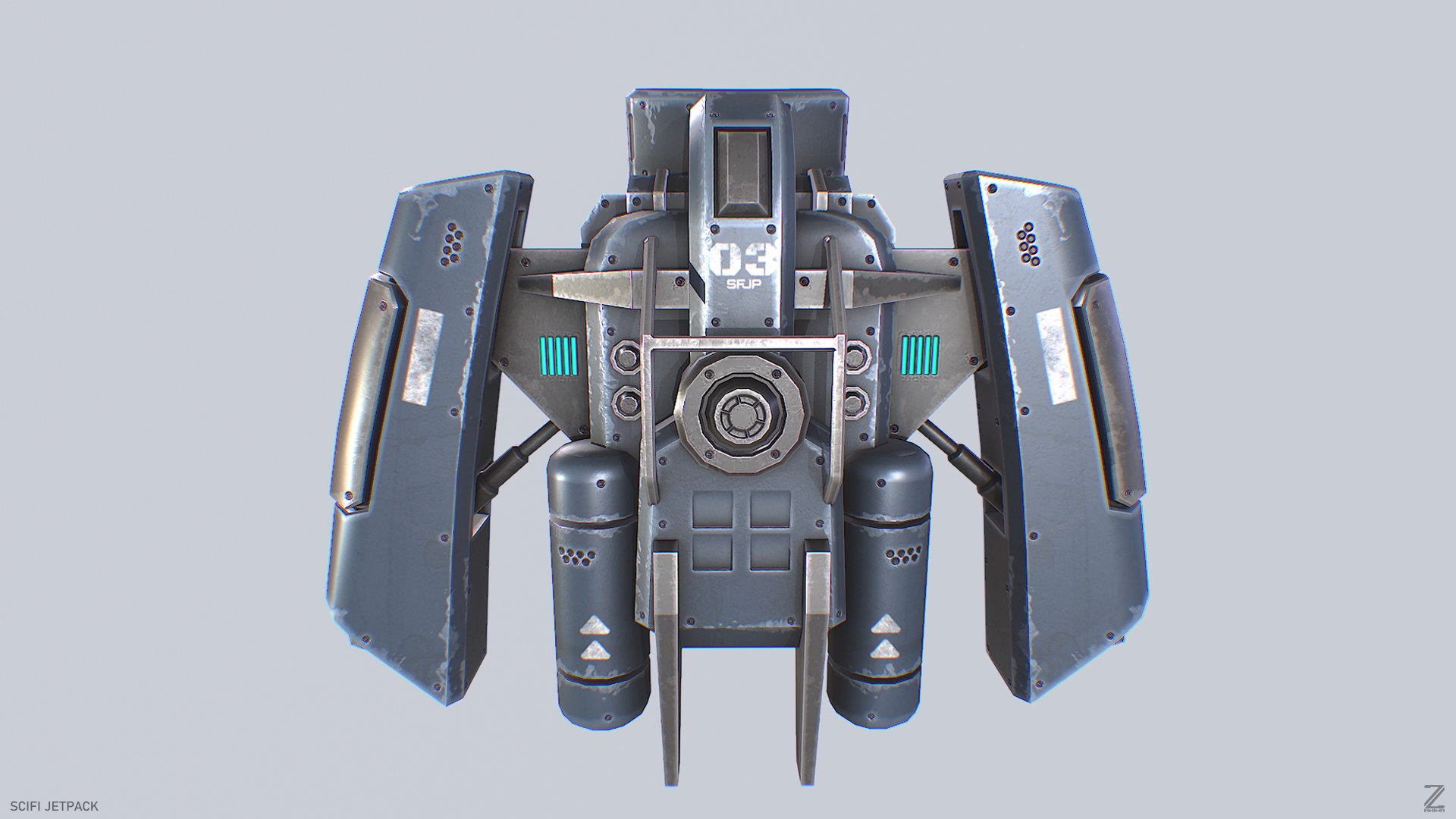 Scifi Jetpack Model - TurboSquid 2236365