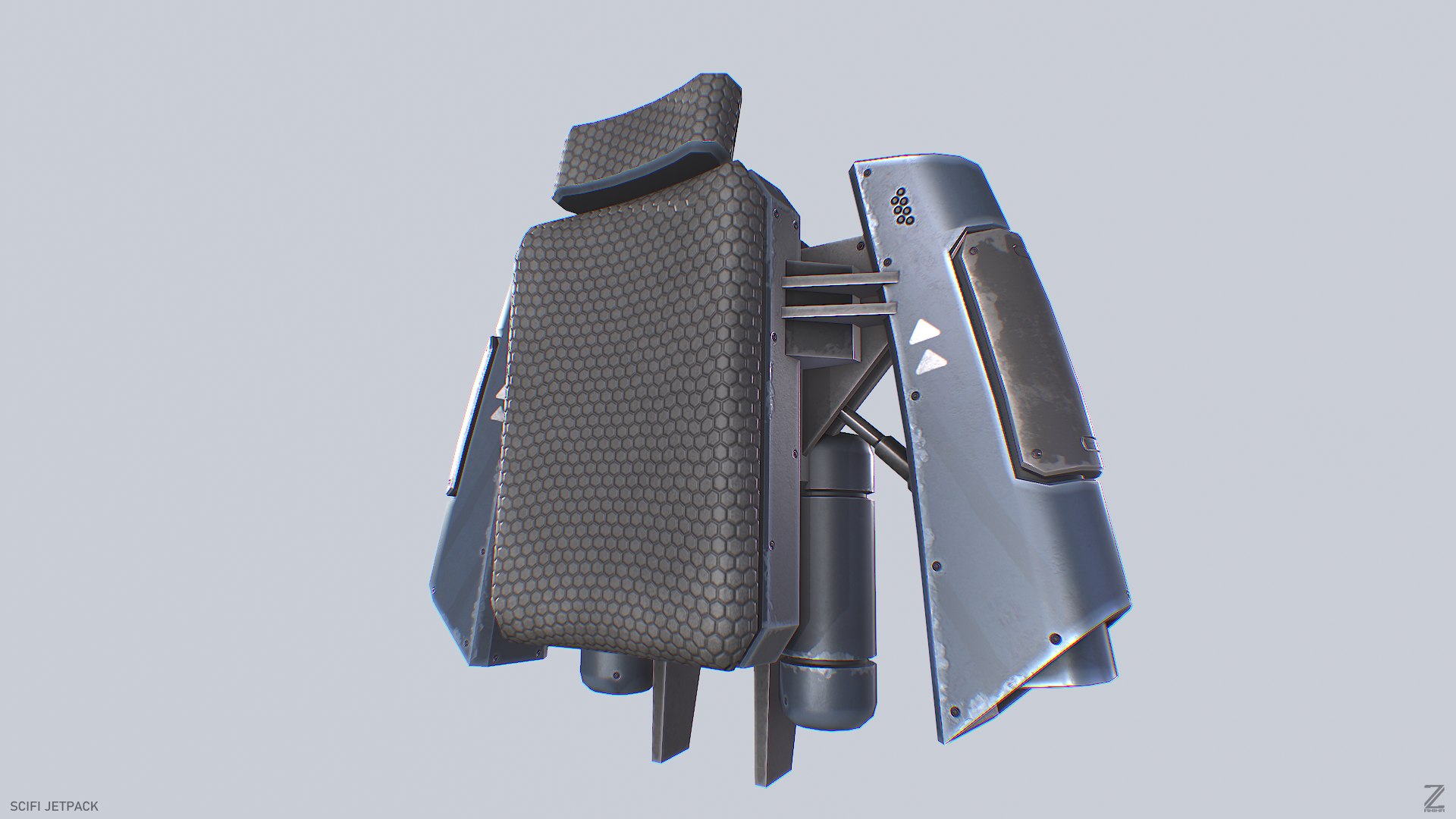 Scifi Jetpack Model - TurboSquid 2236365
