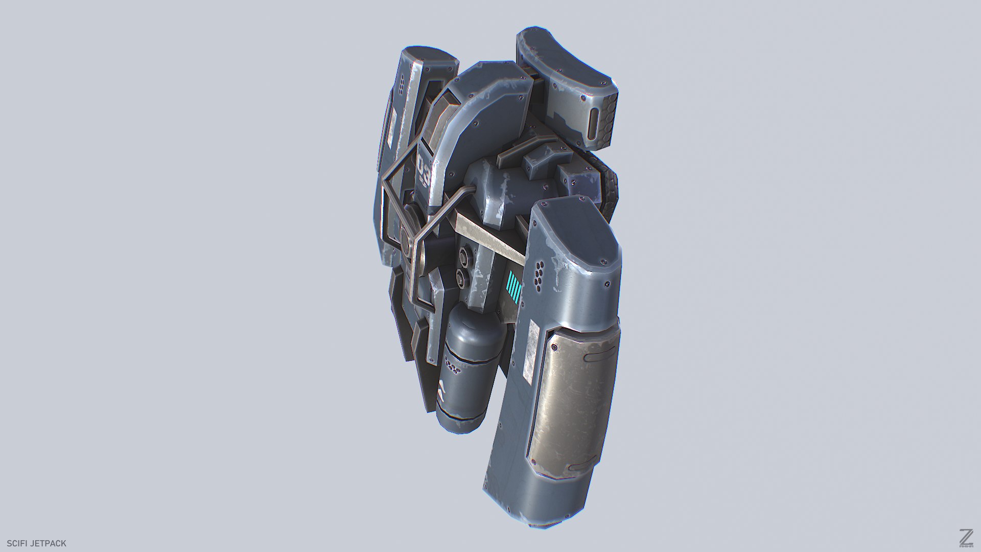 Scifi Jetpack Model - TurboSquid 2236365