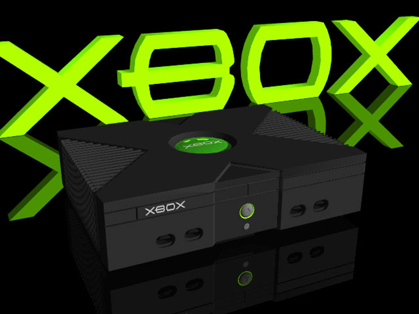 3d Obj Modeled Microsoft Xbox Console