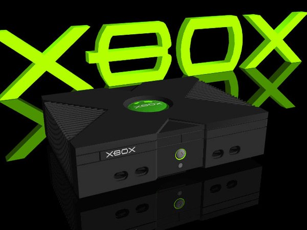 3d obj modeled microsoft xbox console