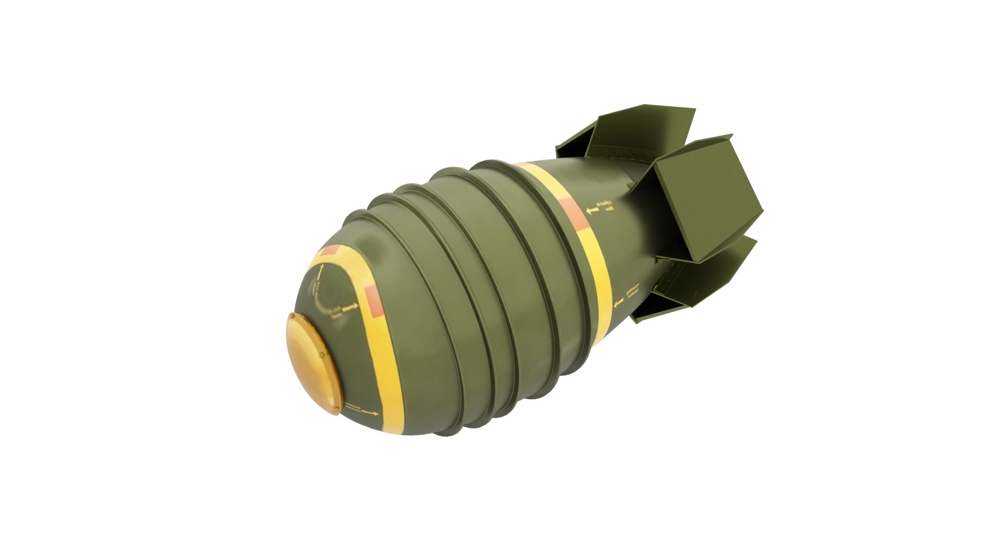 Nuclear Bomb Mark 6 3D - TurboSquid 1876142