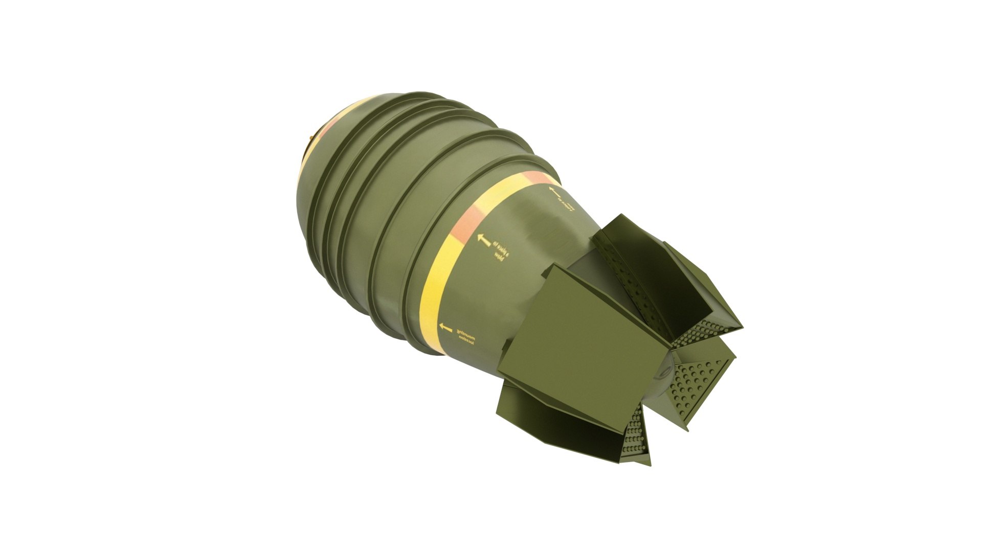 Nuclear Bomb Mark 6 3D - TurboSquid 1876142