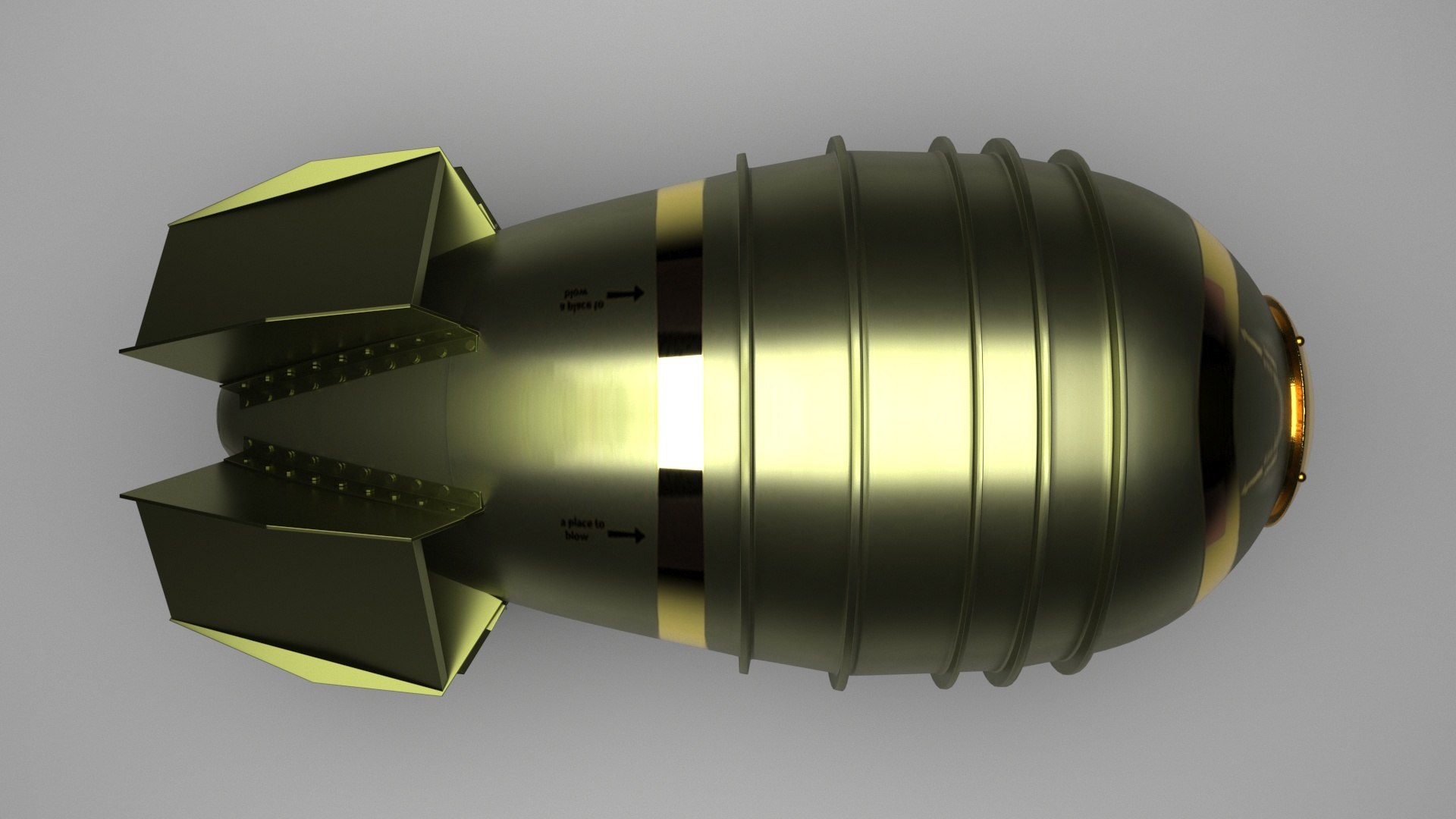 Nuclear Bomb Mark 6 3D - TurboSquid 1876142