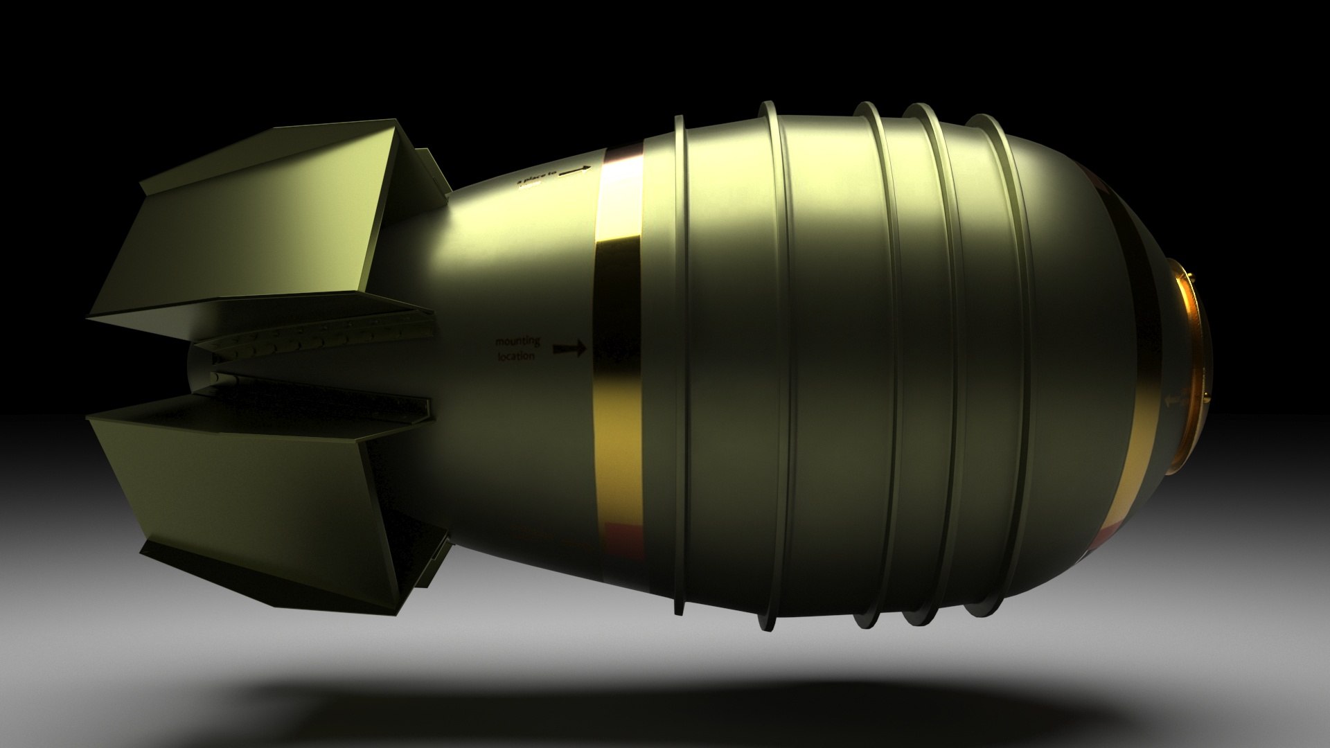 Nuclear Bomb Mark 6 3D - TurboSquid 1876142