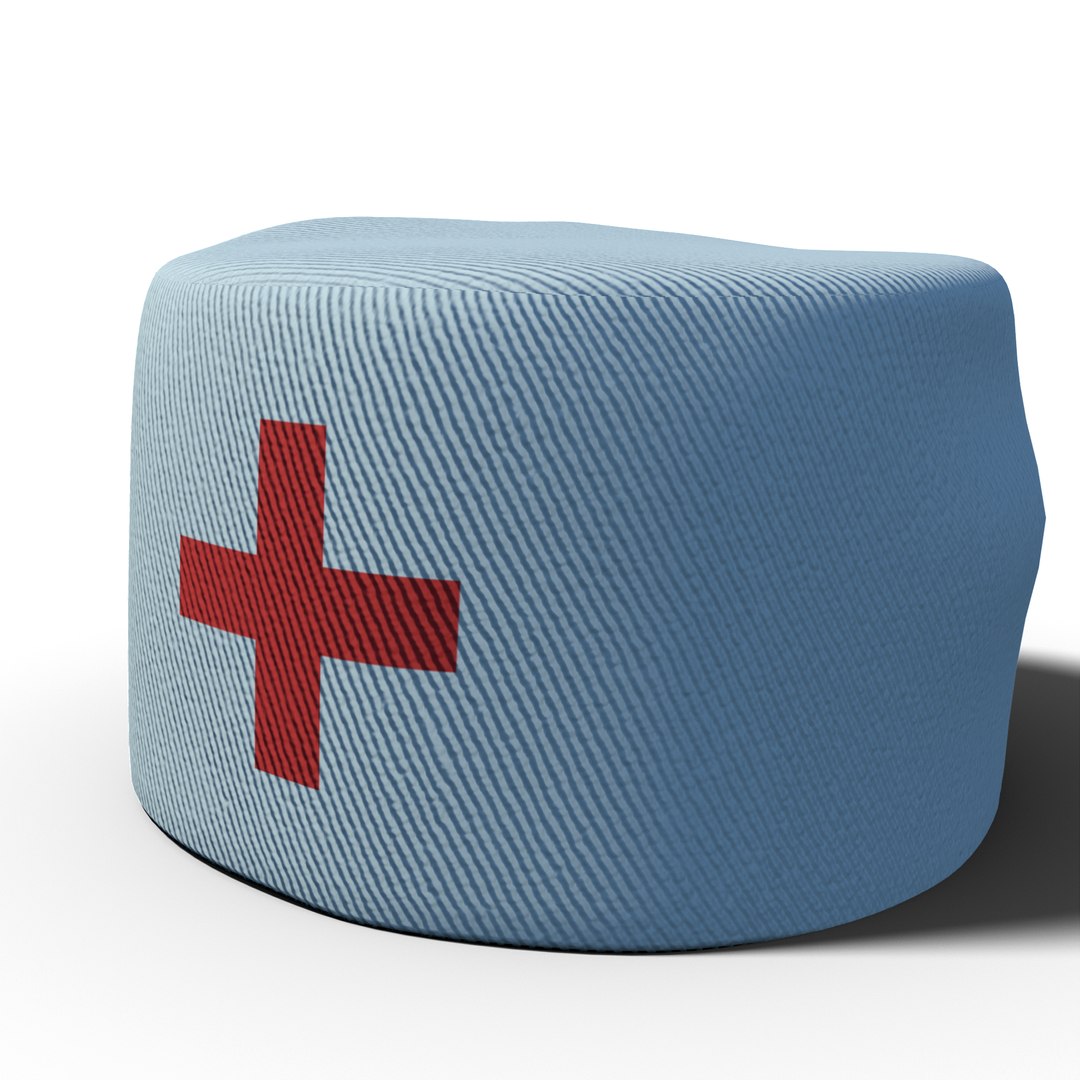 3D Nurse Cap Model - TurboSquid 2088520