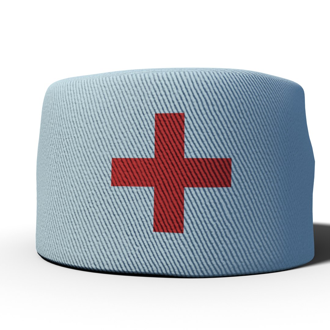 3D Nurse Cap Model - TurboSquid 2088520