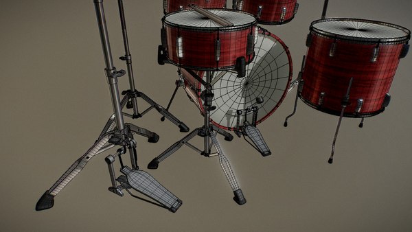 3D drumkit drum - TurboSquid 1692046