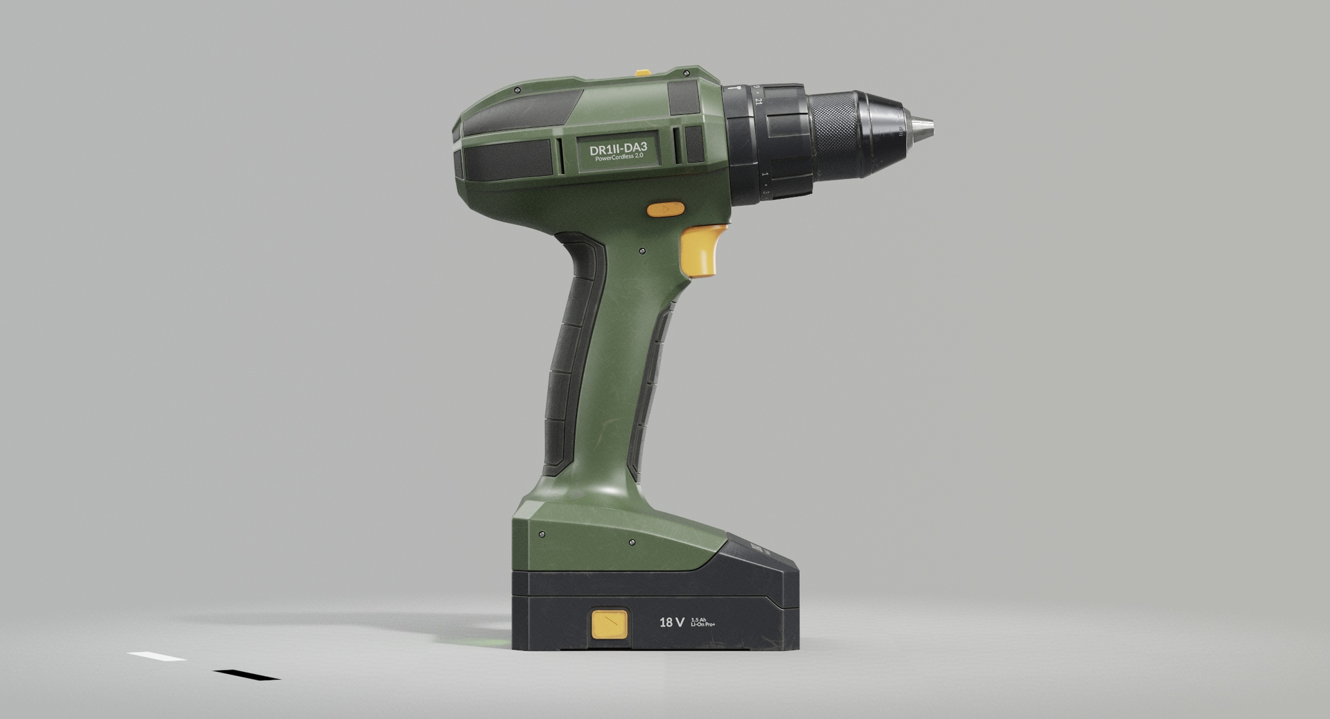 Cordless Drill 3D model - TurboSquid 1732249