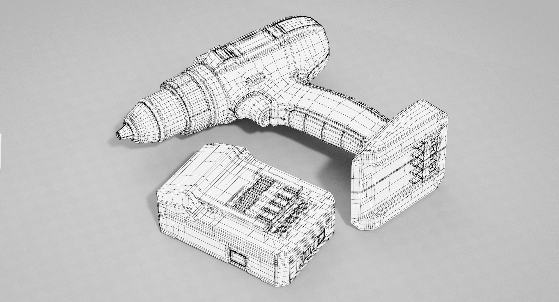 Cordless Drill 3D model - TurboSquid 1732249