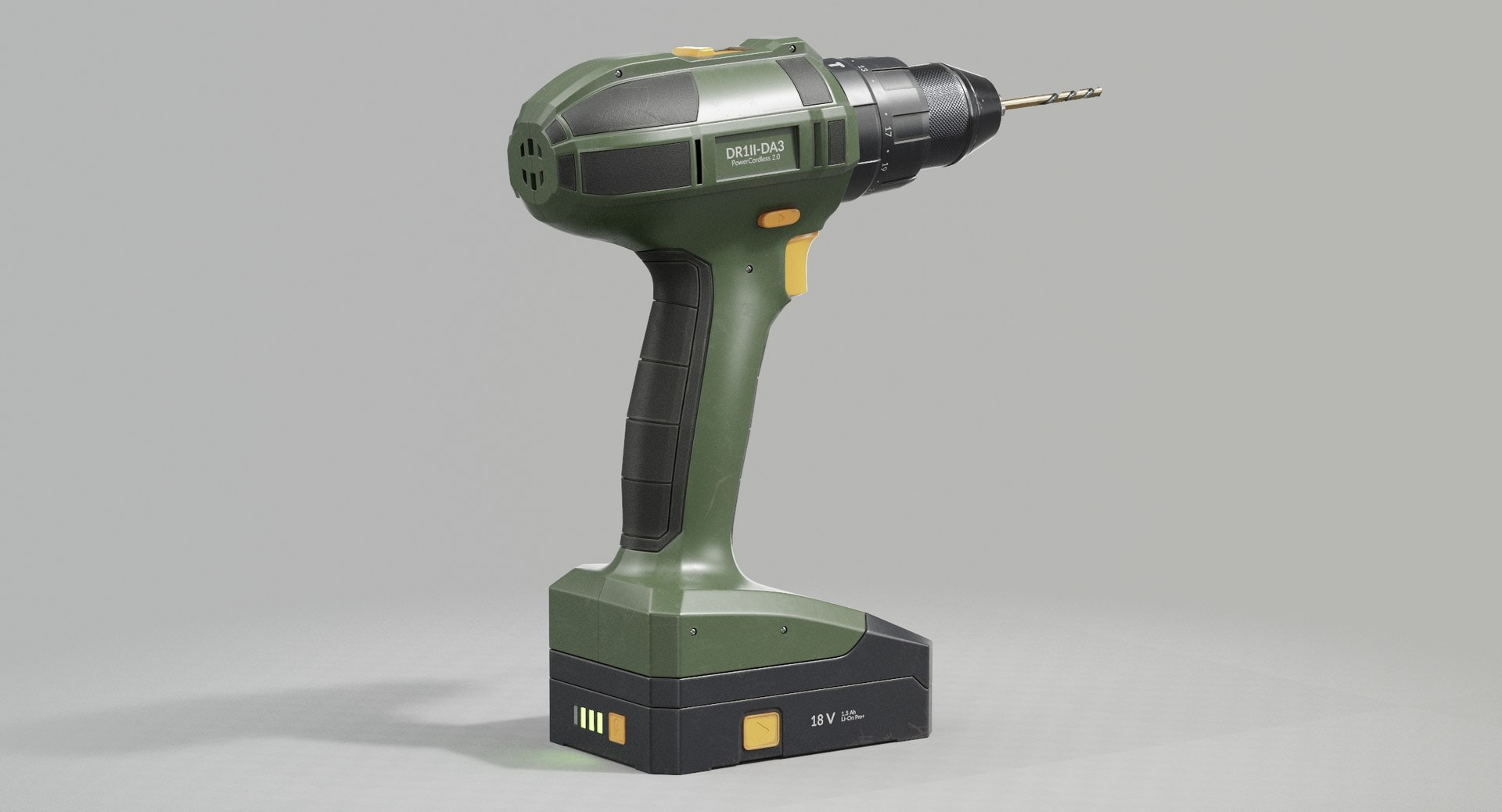 Cordless Drill 3D Model - TurboSquid 1732249