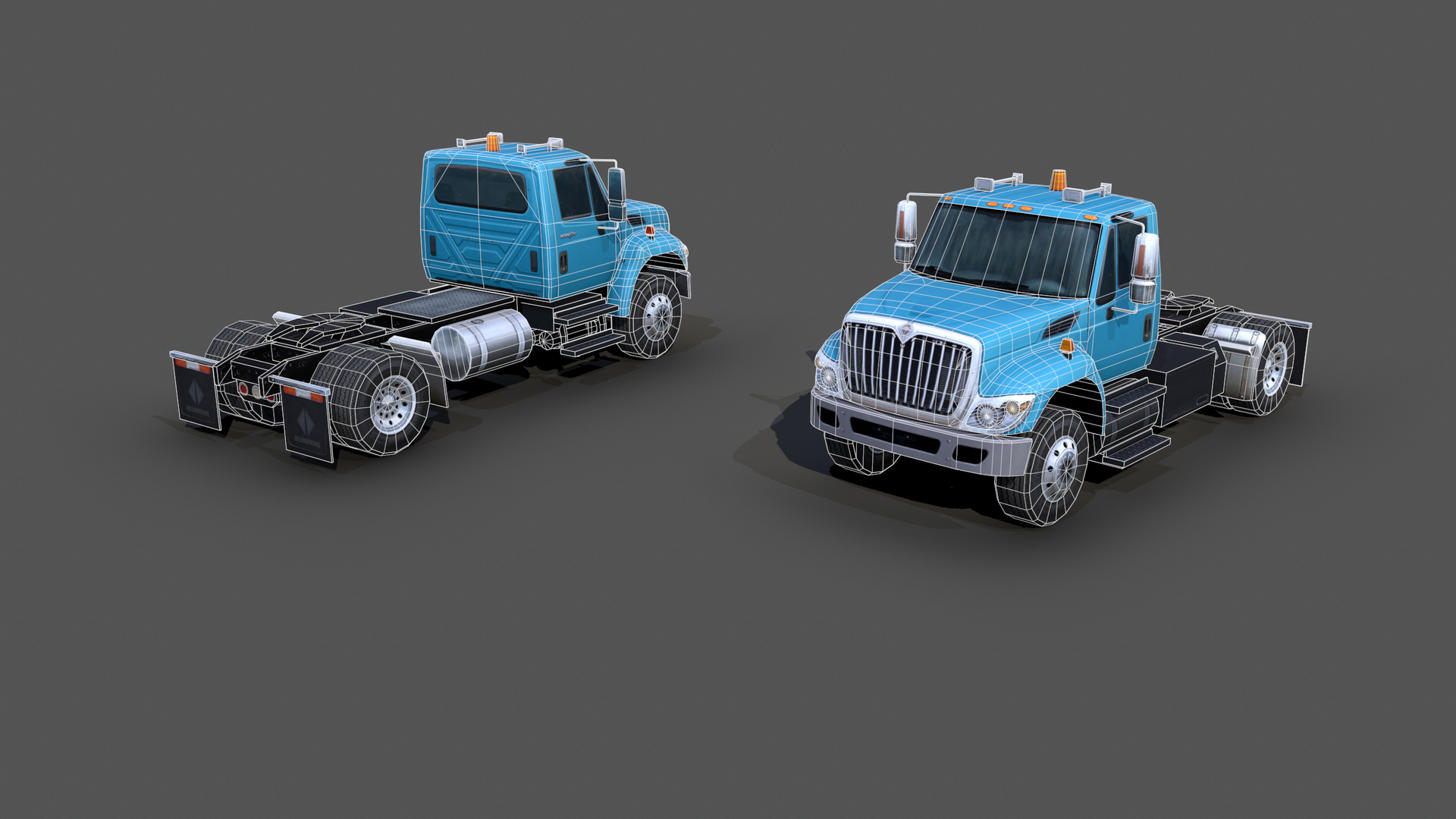 3D model International WorkStar 7400 semi truck 2012 - TurboSquid 1950423