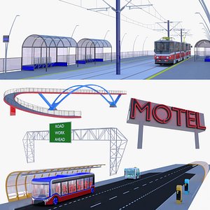 Free 3D Highway-Bridge Models | TurboSquid
