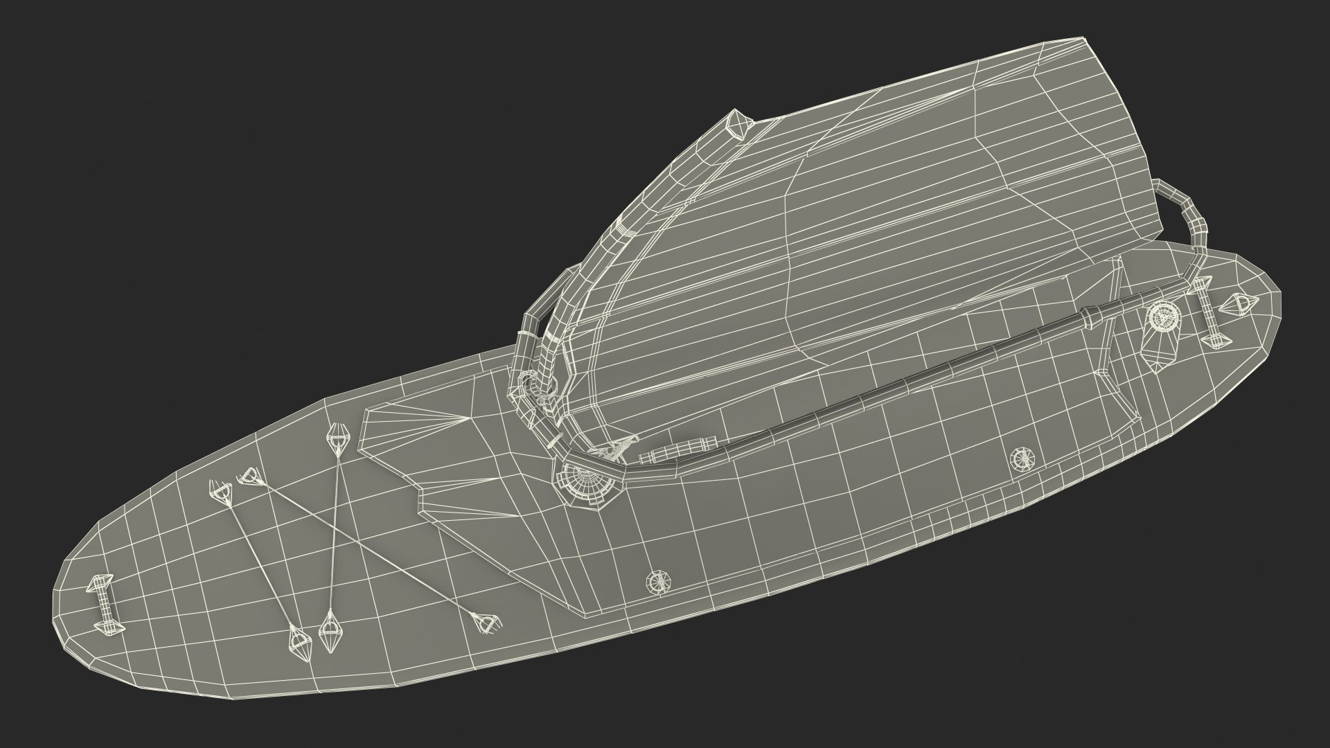 3D model Stand Up Paddleboard with Sail Red - TurboSquid 2062660