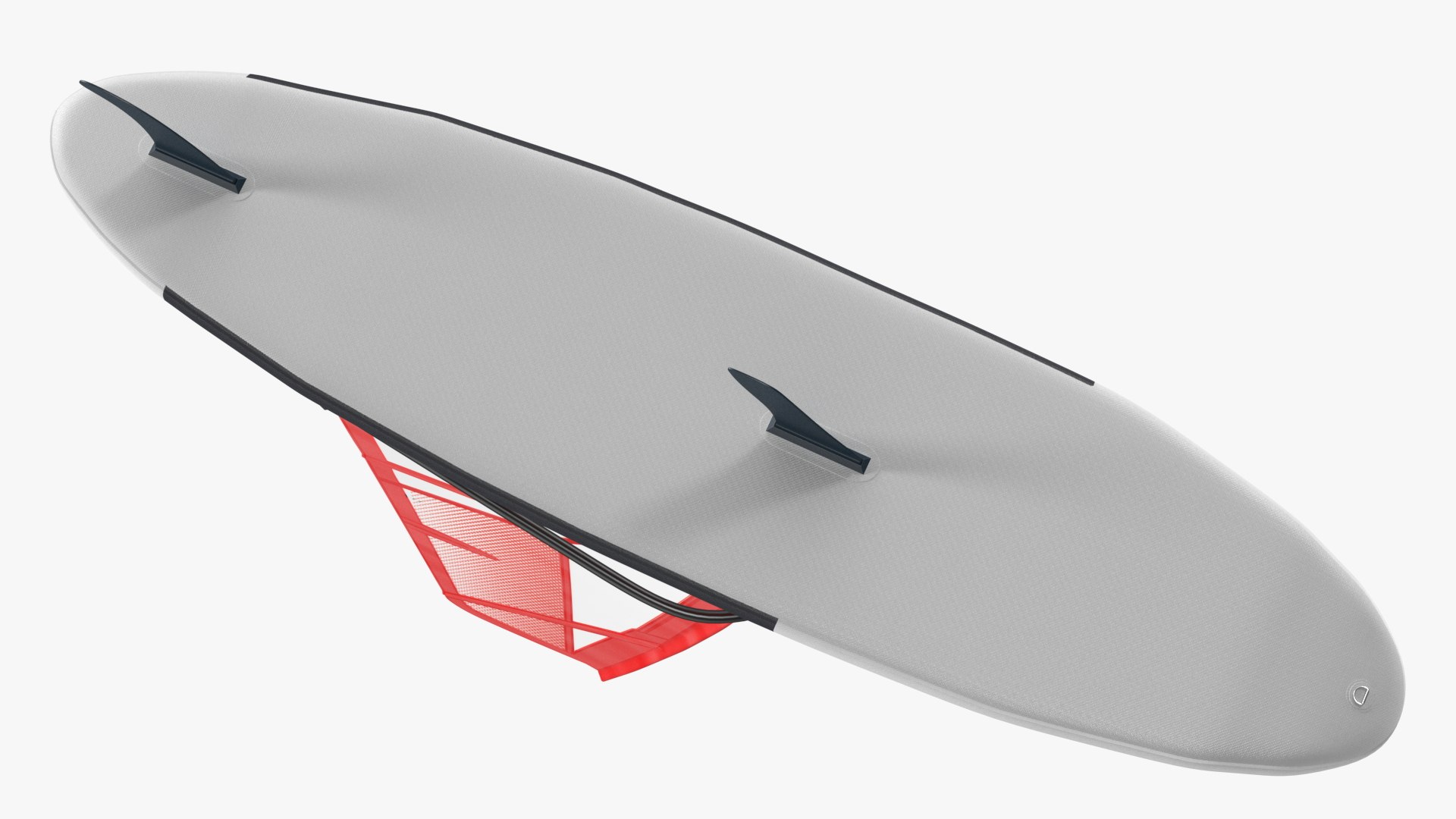 3D Model Stand Up Paddleboard With Sail Red - TurboSquid 2062660