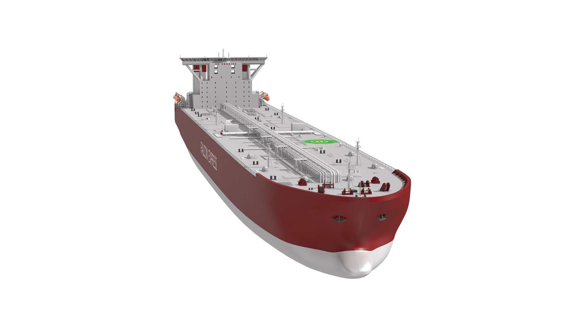 3D Ship Tanker And Loading Arm - TurboSquid 2329322