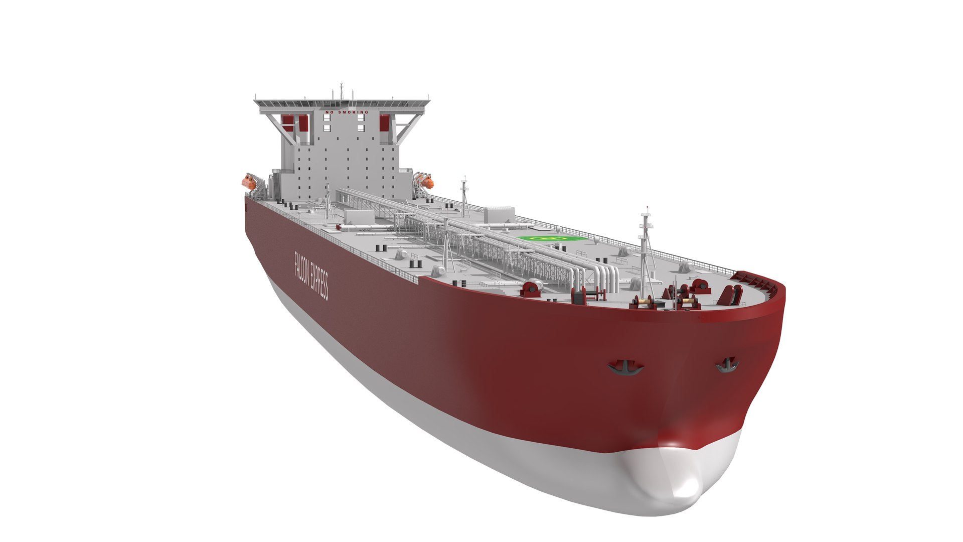3D Ship Tanker And Loading Arm - TurboSquid 2329322