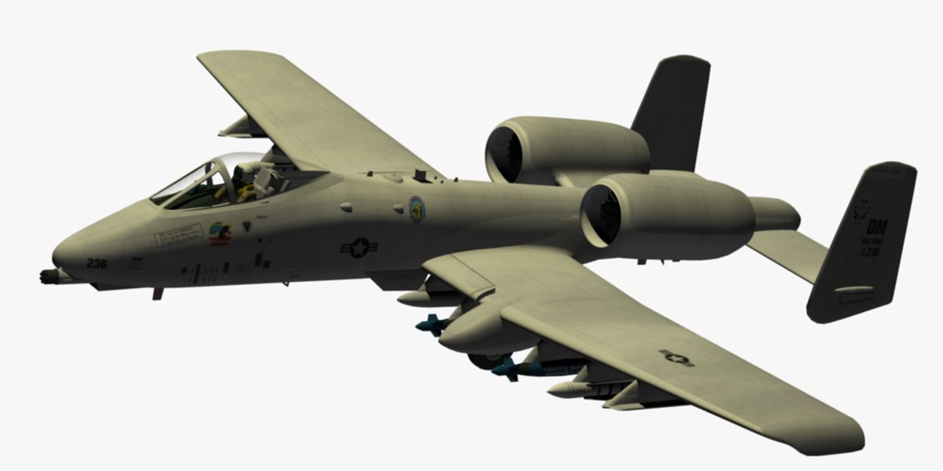3d a-10 ii model