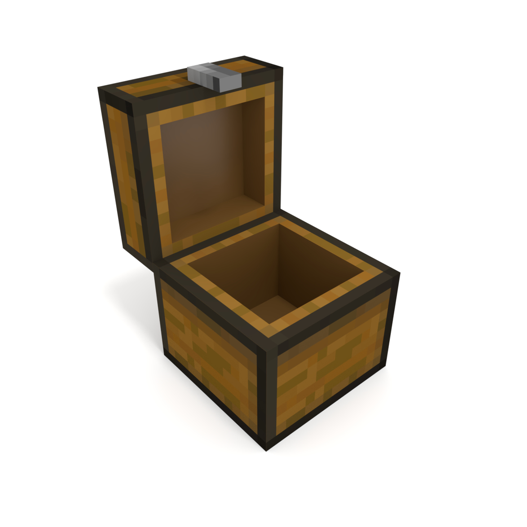 modelo 3d Cofre Minecraft - TurboSquid 1431864