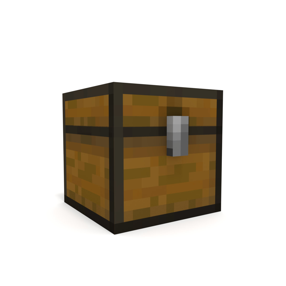 modelo 3d Cofre Minecraft - TurboSquid 1431864