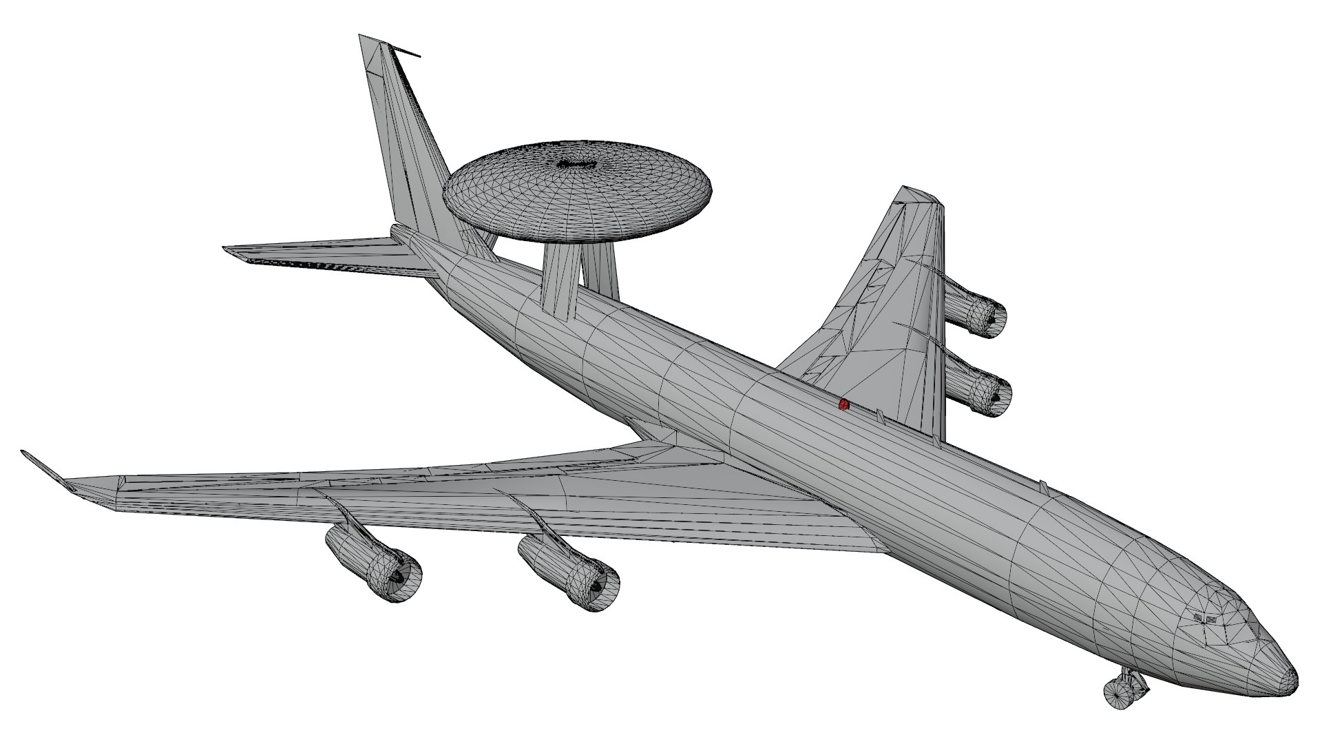 Boeing E-3B Sentry 3D Model - TurboSquid 2316117
