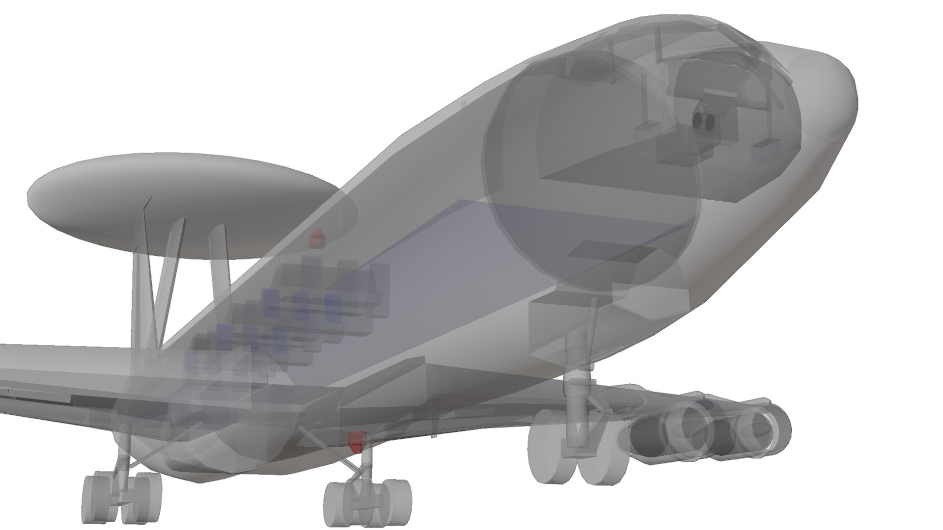 Boeing E-3B Sentry 3D Model - TurboSquid 2316117
